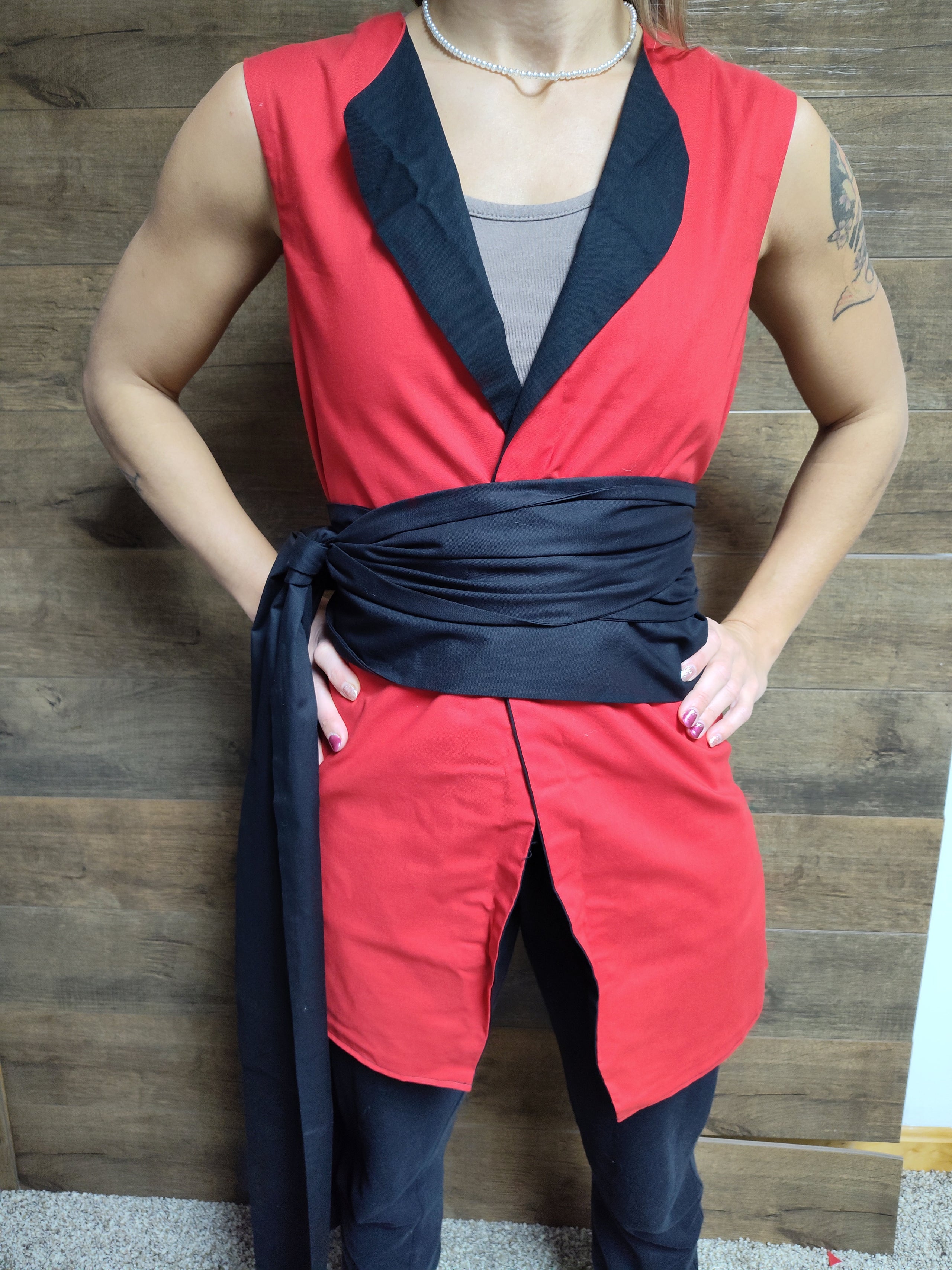 Red Pirate Vest by Pirates Bones N Booty | Pirates Bones N Booty